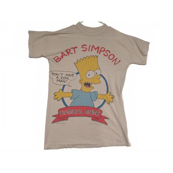 Shirts | Vintage 199 Bart Simpson Radical Dude Graphic Tshirt Dont Have ...